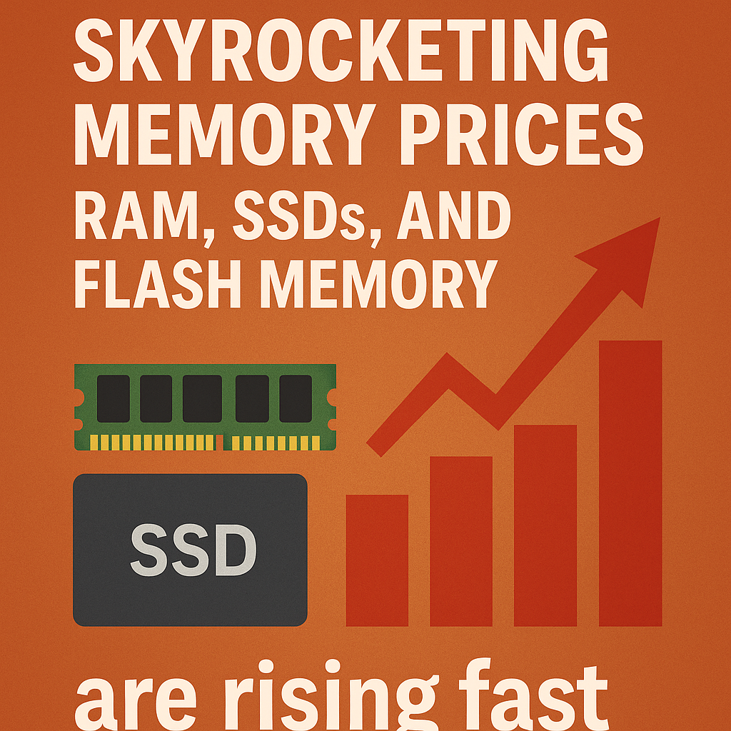 Skyrocketing Memory Prices: Why RAM, SSDs, and Flash Storage Are ...